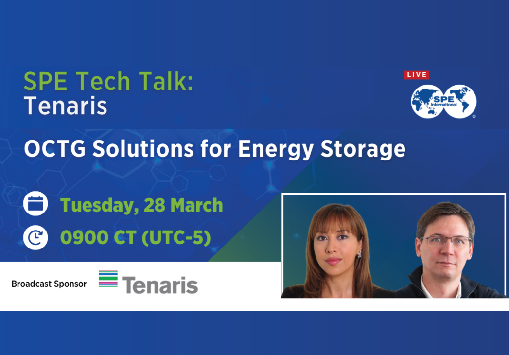 Final SPE Tech Talk on energy transition to spotlight OCTG solutions ...