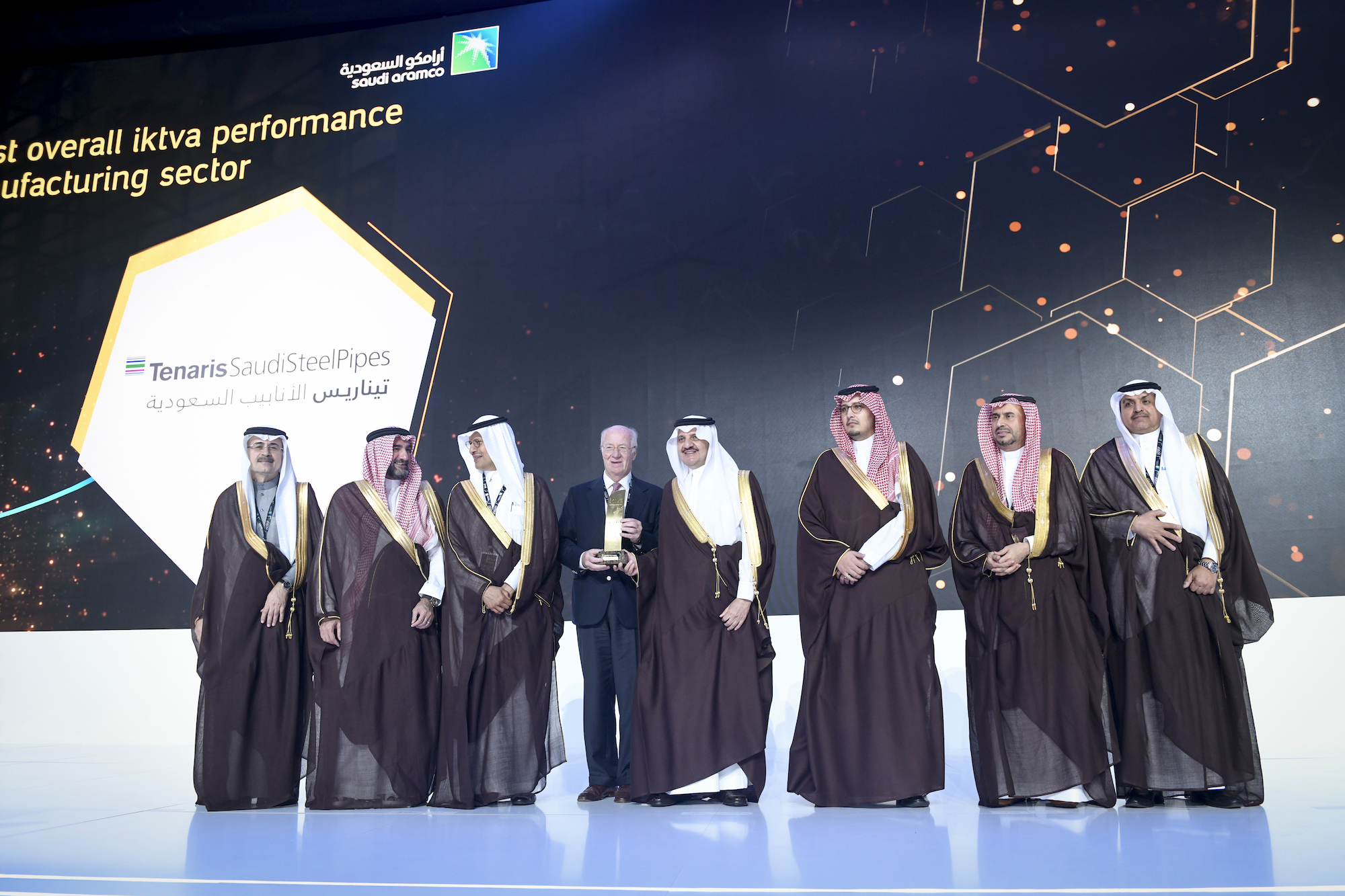 Saudi Aramco awards TenarisSaudiSteelPipes at the IKTVA Forum